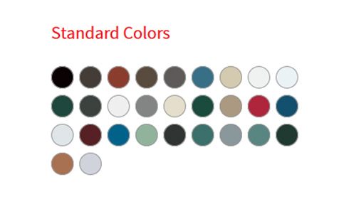 STANDARD-COLORS | STEVE LANNING CONSTRUCTION, INC
